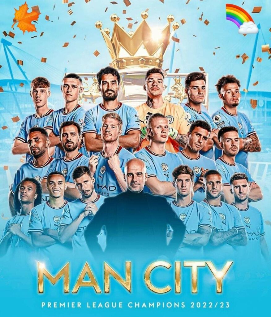 Manchester City Win Premier League For Third Successive Season ...