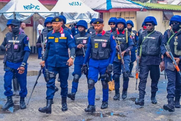 What NSCDC Found Inside A Suspected Trafficking Camp In Badagry ...
